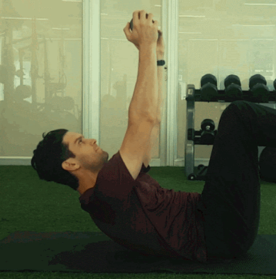 Crunch con mancuerna | Institute